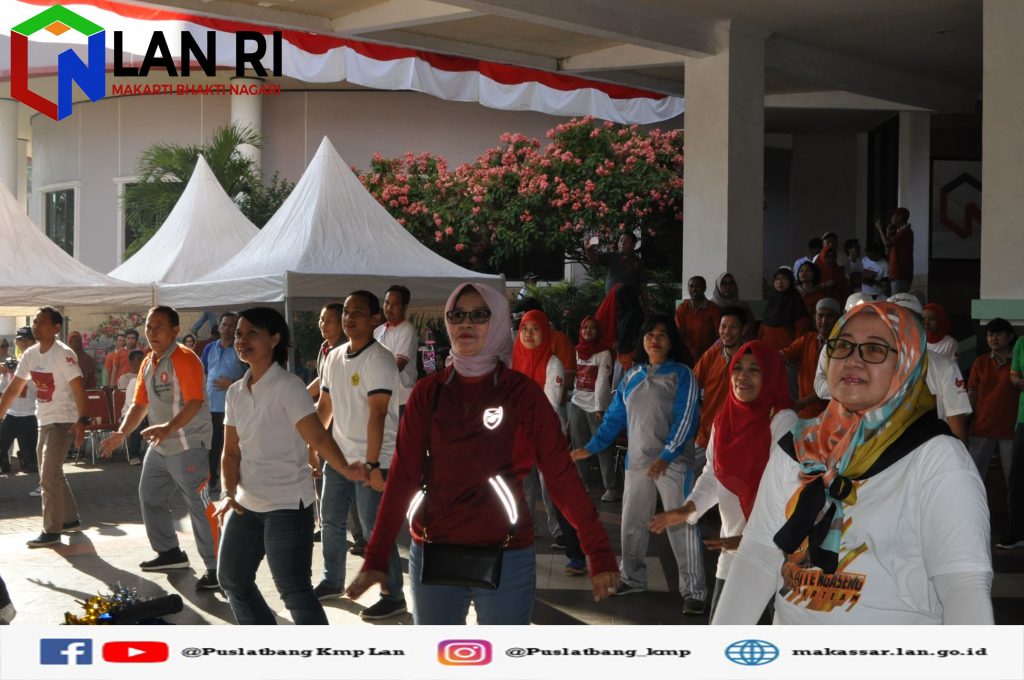 Perayaan HUT LAN RI ke 62 di Puslatbang KMP | Puslatbang KMP LAN